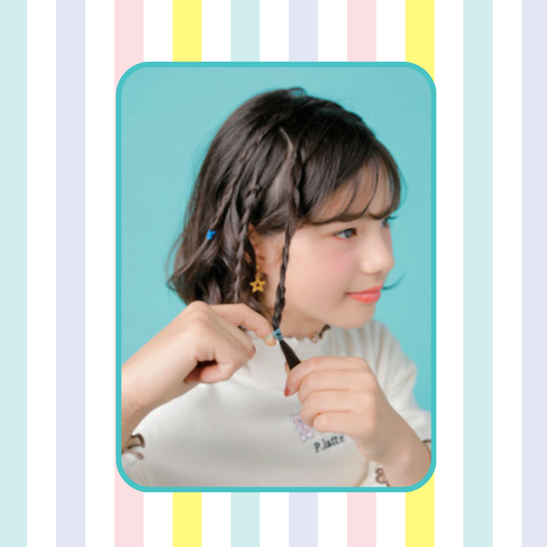 おでかけ＆休日ヘアアレンジレッスンDAY4☆みつあみ盛りスタイルのつくりかた - ちゃおプラス